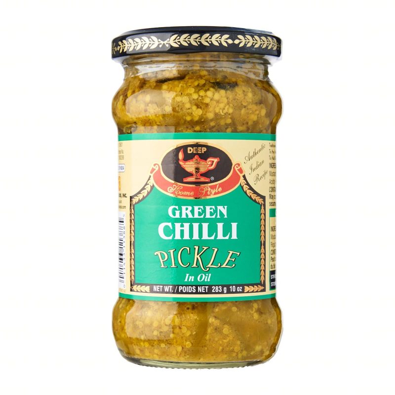 DEEP Green Chilli Pickle - Green Earth foods